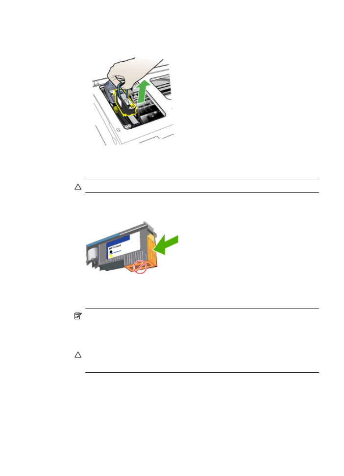 To clean the printhead contacts manually - HP Officejet Pro 8500